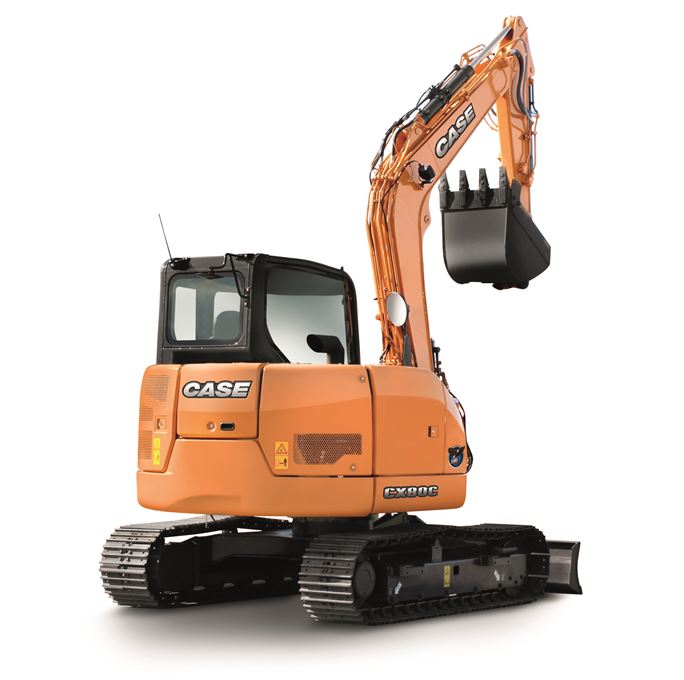 Case CX80C MSR excavator specs & dimensions (2013 - 2018) | Diggers ...
