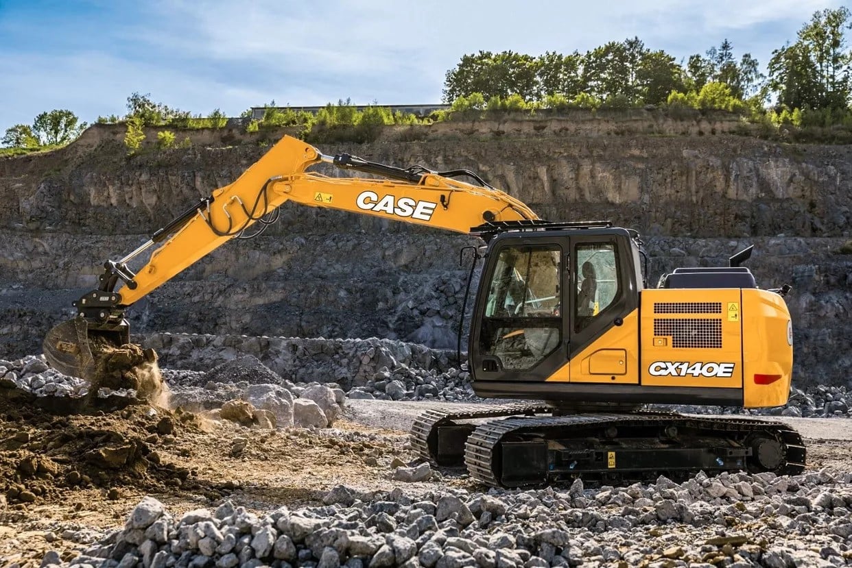 Case CX140E excavator specs & dimensions (2022 - 2025) | Diggers ...
