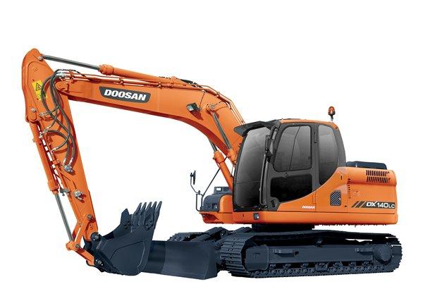 Doosan DX 140 LC excavator specs & dimensions (2004 - 2013) | Diggers ...