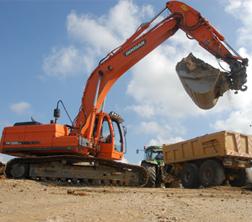 Doosan DX 255 N LC excavator specs & dimensions (2007 - 2013) | Diggers ...