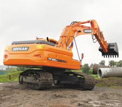 Doosan DX 255 N LC excavator specs & dimensions (2007 - 2013) | Diggers ...