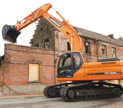 Doosan DX 255 N LC excavator specs & dimensions (2007 - 2013) | Diggers ...