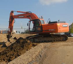 Doosan DX 255 N LC excavator specs & dimensions (2007 - 2013) | Diggers ...