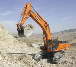 Doosan DX 520 LC excavator specs & dimensions (2006 - 2013) | Diggers ...