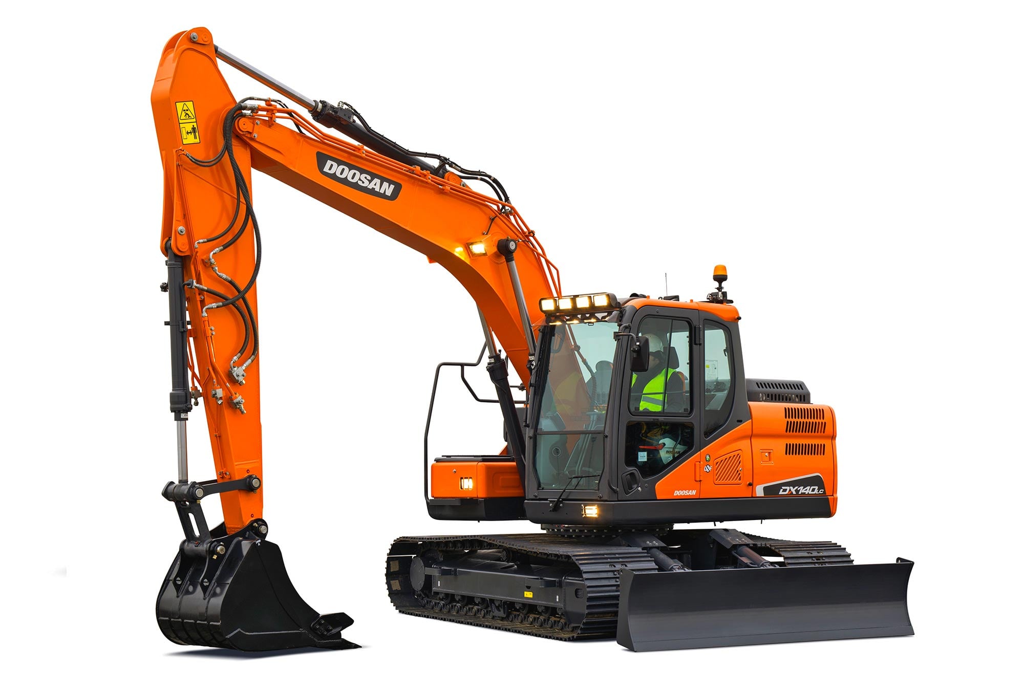Doosan DX140LC excavator specs & dimensions (2019 - 2023) | Diggers ...