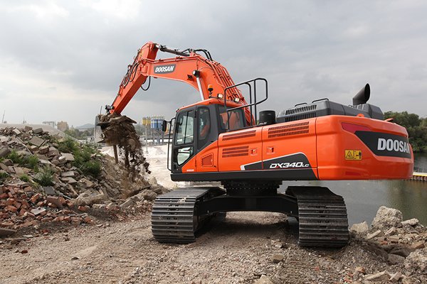 Doosan DX340LC-5 excavator specs & dimensions (2017 - 2021) | Diggers ...