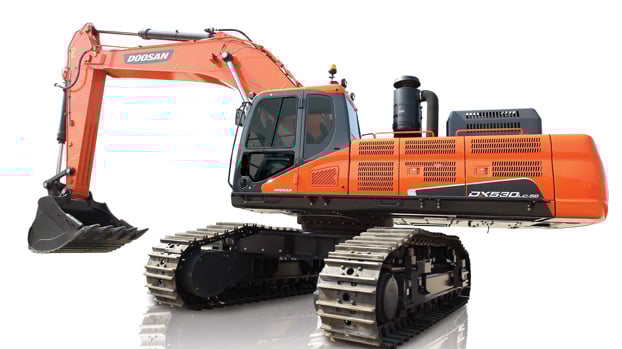Doosan DX530LC-5B excavator specs & dimensions (2019 - 2023) | Diggers ...