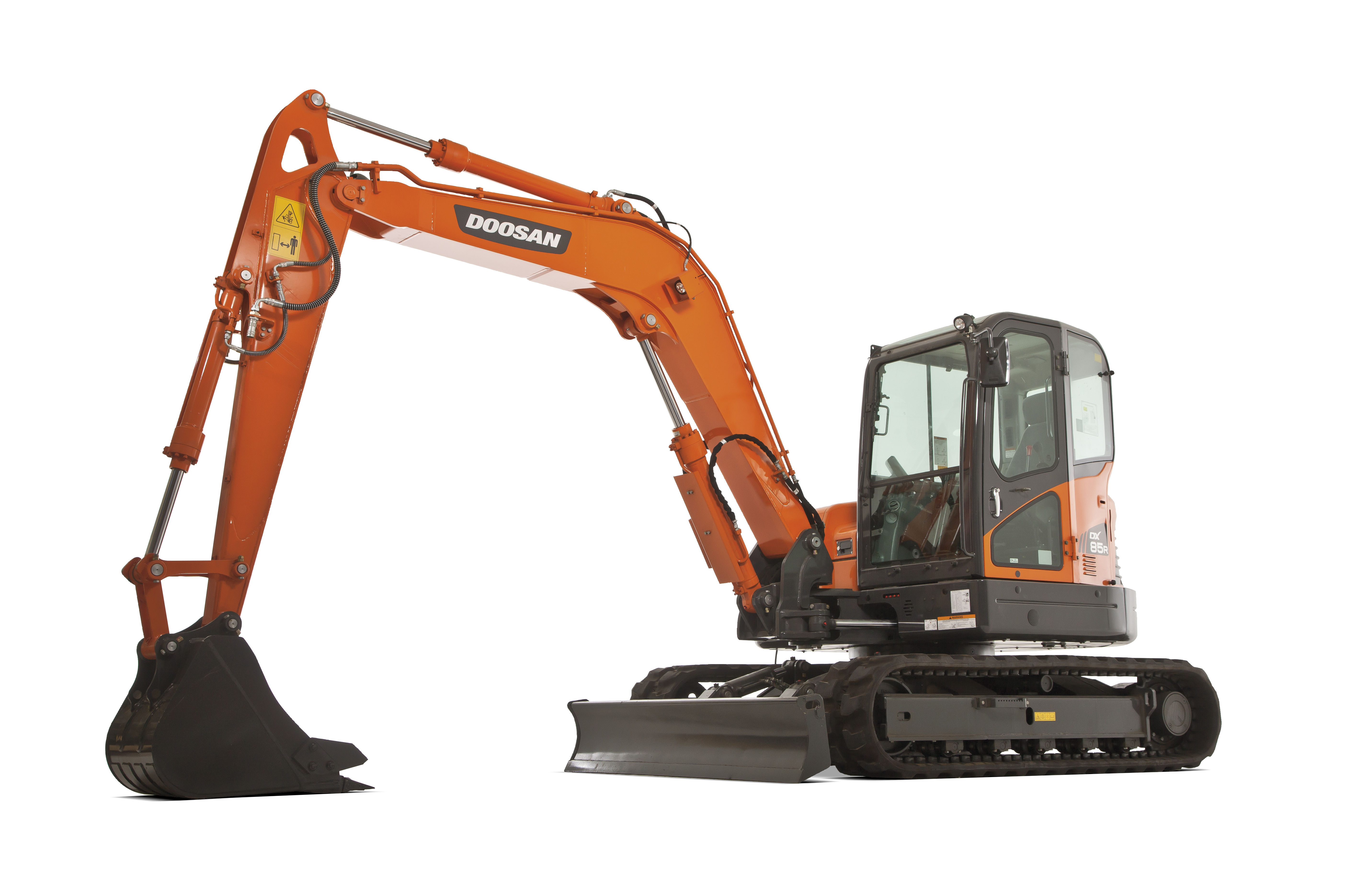 Doosan DX85R-3 excavator specs & dimensions (2013 - 2019) | Diggers ...