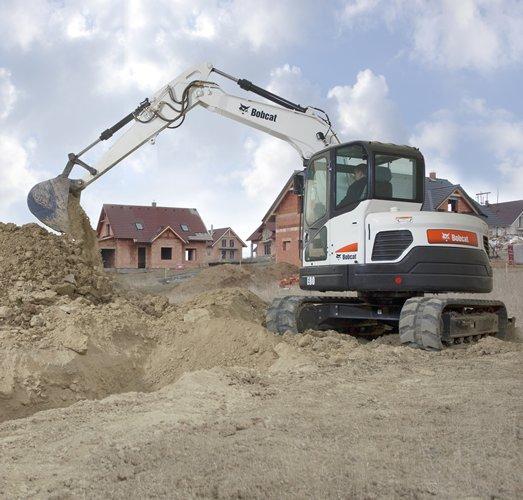 Bobcat E 80 excavator specs & dimensions (2009 - 2013) | Diggers ...