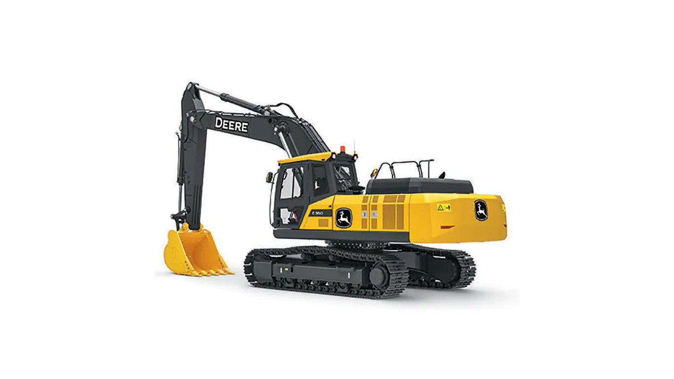 John Deere Construction E360-II excavator specs & dimensions (2022 ...