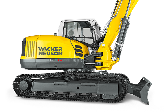 Wacker Neuson ET145 excavator specs & dimensions (2016 - 2019 ...