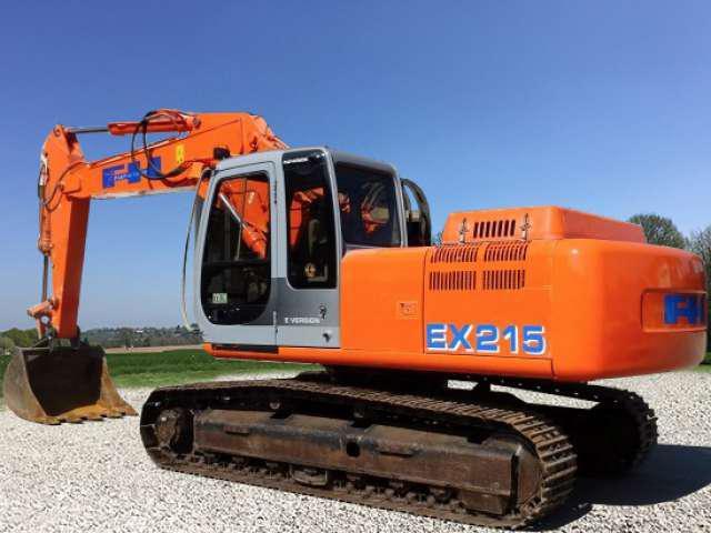 Fiat-Hitachi EX 215 excavator specs & dimensions (1998 - 2002 ...