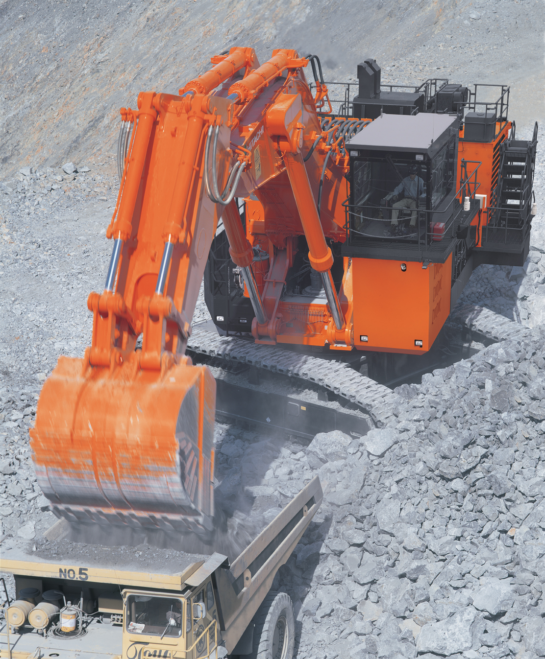 Hitachi EX 2500-6 excavator specs & dimensions (2007 - 2012) | Diggers ...