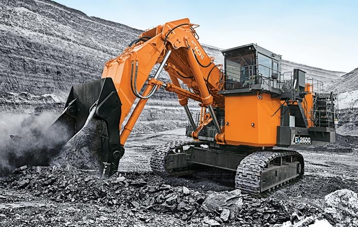 Hitachi EX2600-7 excavator specs & dimensions (2019 - 2025) | Diggers | LECTURA Specs