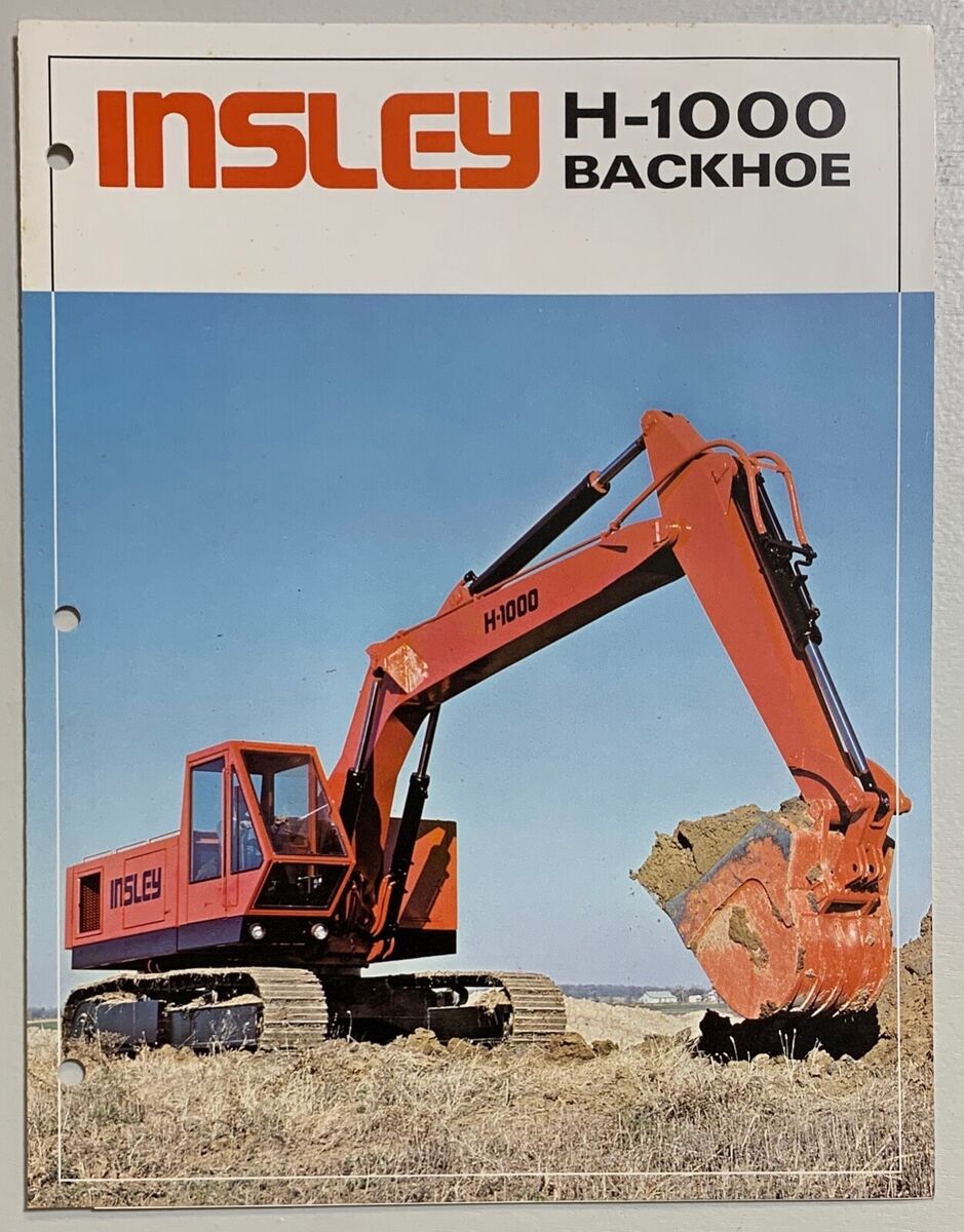 Insley H-1000D excavator specs & dimensions (1990 - 2025) | Diggers ...
