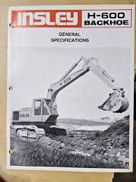 Insley H-600D excavator specs & dimensions (1990 - 2025) | Diggers ...