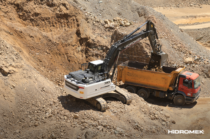 Hidromek HMK 310 LC excavator specs & dimensions (2021 - 2025 ...