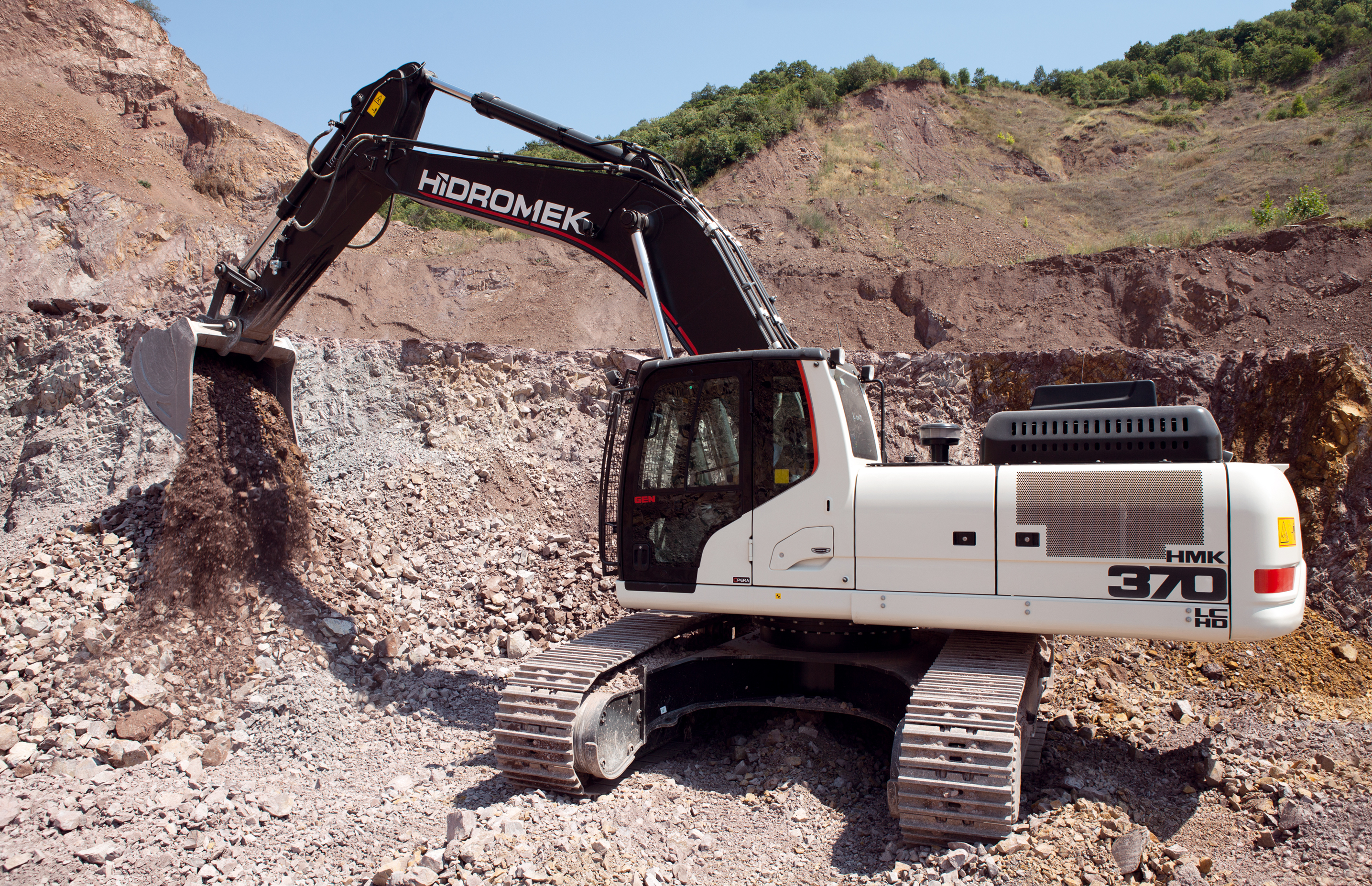 Hidromek HMK 370 LC-HD excavator specs & dimensions (2011 - 2020 ...