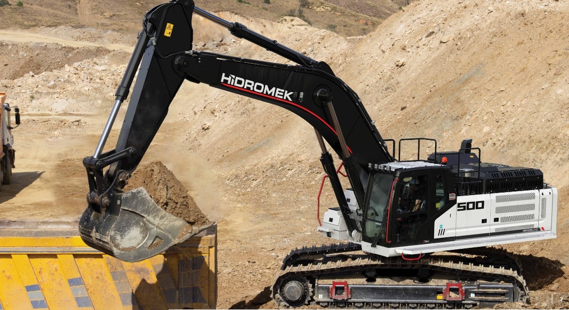 Hidromek HMK 500 LC HD excavator specs & dimensions (2019 - 2021 ...