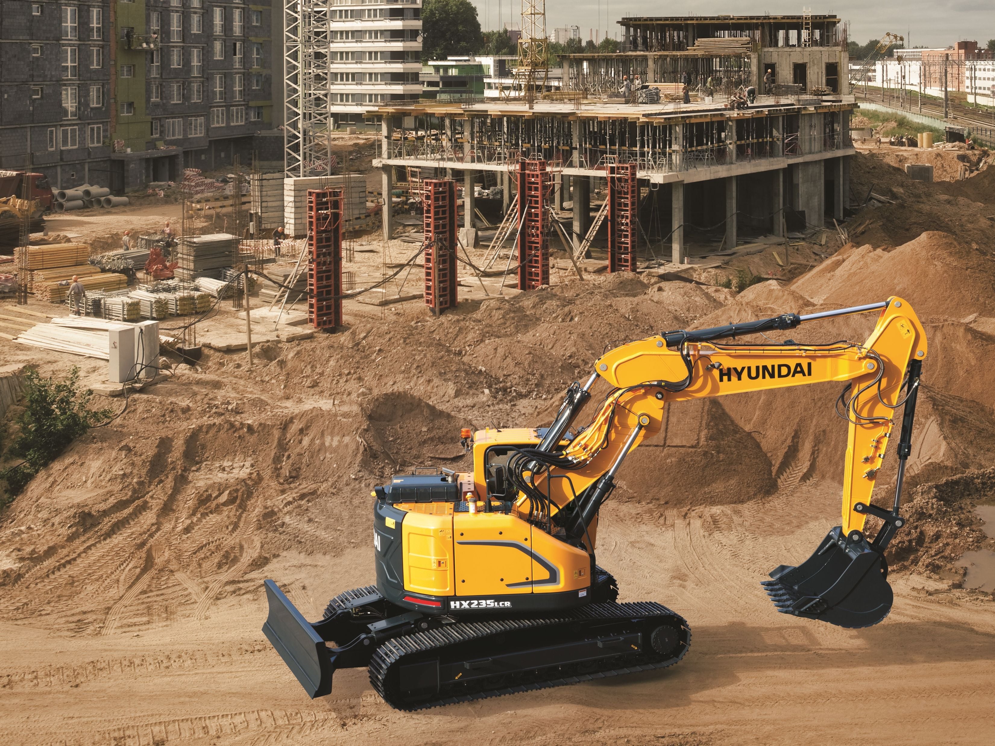 Hyundai HX235LCR excavator specs & dimensions (2016 - 2022) | Diggers ...