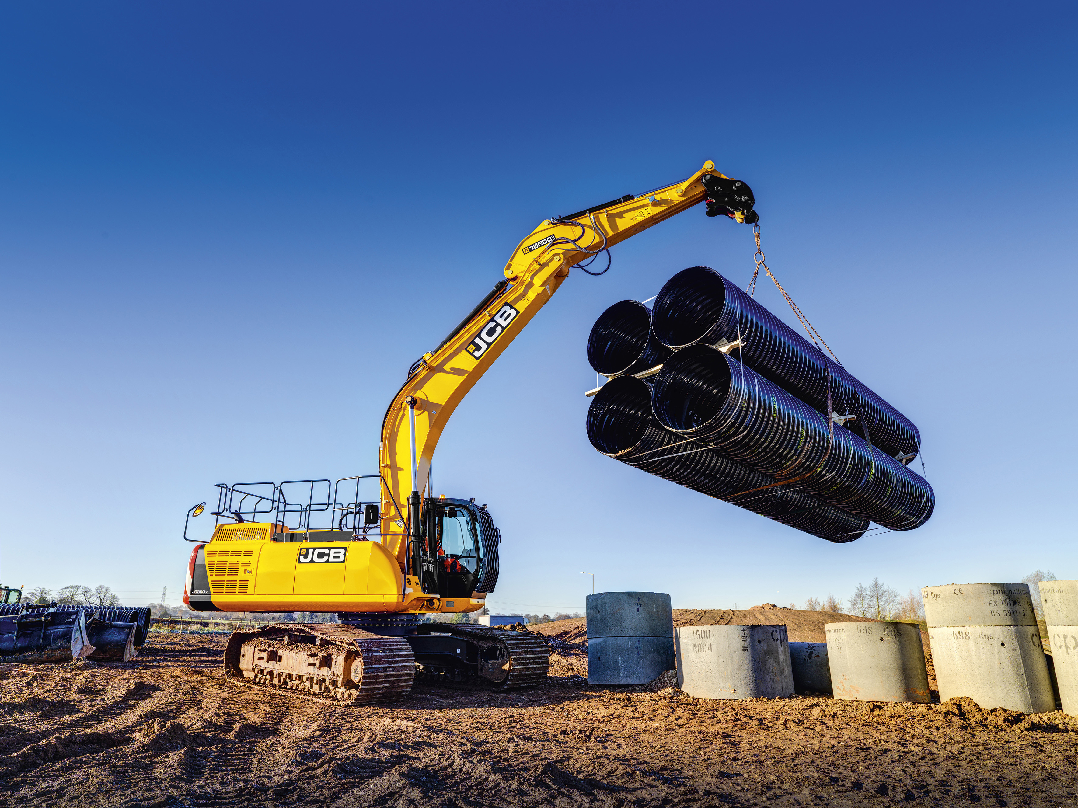 JCB JS370 LC LR excavator specs & dimensions (2017 - 2021) | Diggers ...