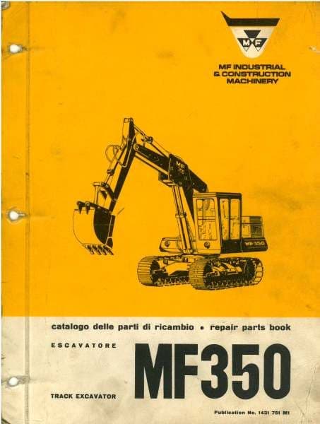 Massey Ferguson MF 350 excavator specs & dimensions (1970 - 1975 ...