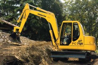 Komatsu PC75R-2 excavator specs & dimensions (1999 - 2007) | Diggers ...