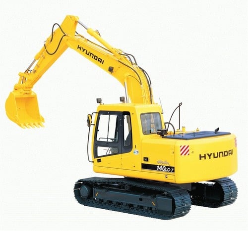 Hyundai R 140 LC 7A excavator specs & dimensions (2007 - 2010 ...