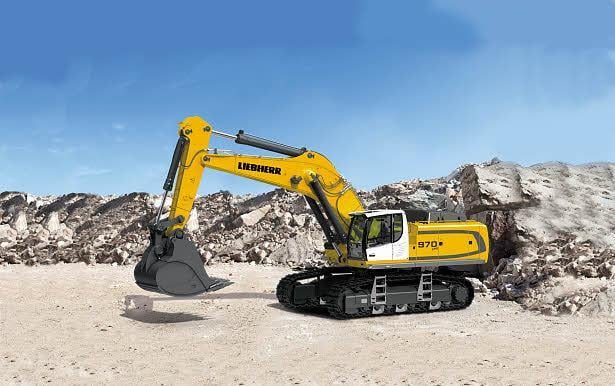 Liebherr R 970 SME excavator specs & dimensions (2013 - 2016) | Diggers ...