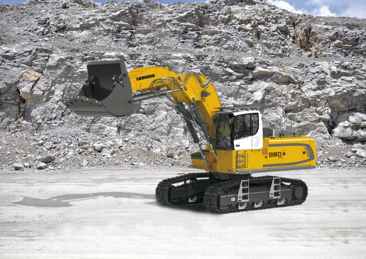 Liebherr R 980 SME excavator specs & dimensions (2013 - 2016) | Diggers ...