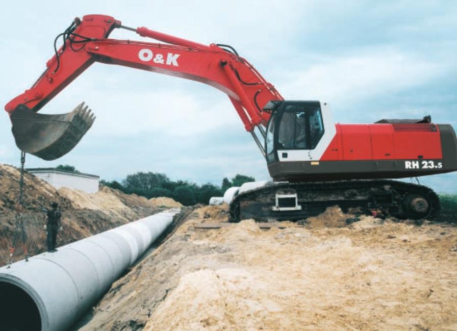 O&K RH 23.5 excavator specs & dimensions (2000 - 2005) | Diggers ...