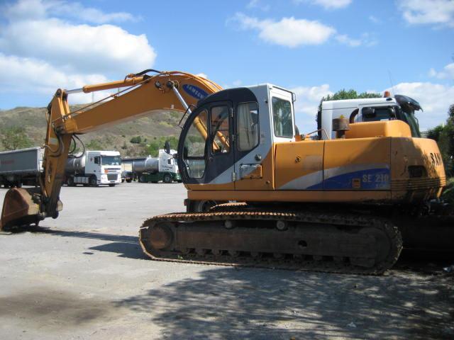 Samsung SE 210 LC-2 excavator specs & dimensions (1995 - 1998 ...