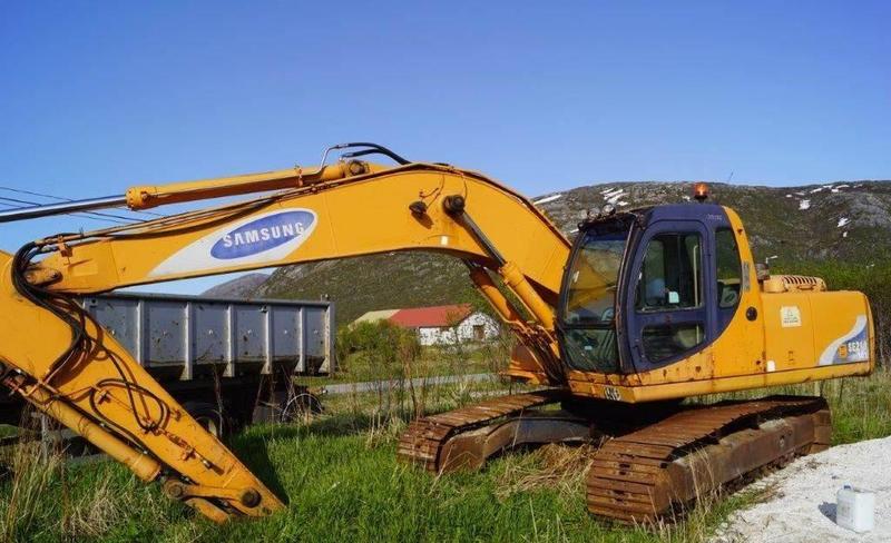Samsung SE 210 LC-3 excavator specs & dimensions (1997 - 1999 ...