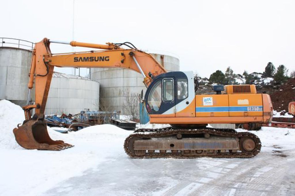 Samsung SE 350 LC excavator specs & dimensions (1992 - 1996) | Diggers | LECTURA Specs