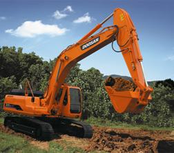 Doosan Solar 300 LC-V excavator specs & dimensions (2002 - 2008 ...