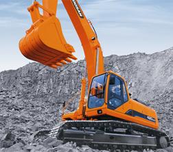 Doosan Solar 420 LC-V excavator specs & dimensions (2002 - 2007 ...