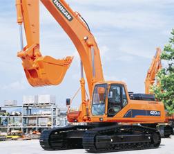Doosan Solar 420 LC-V excavator specs & dimensions (2002 - 2007 ...