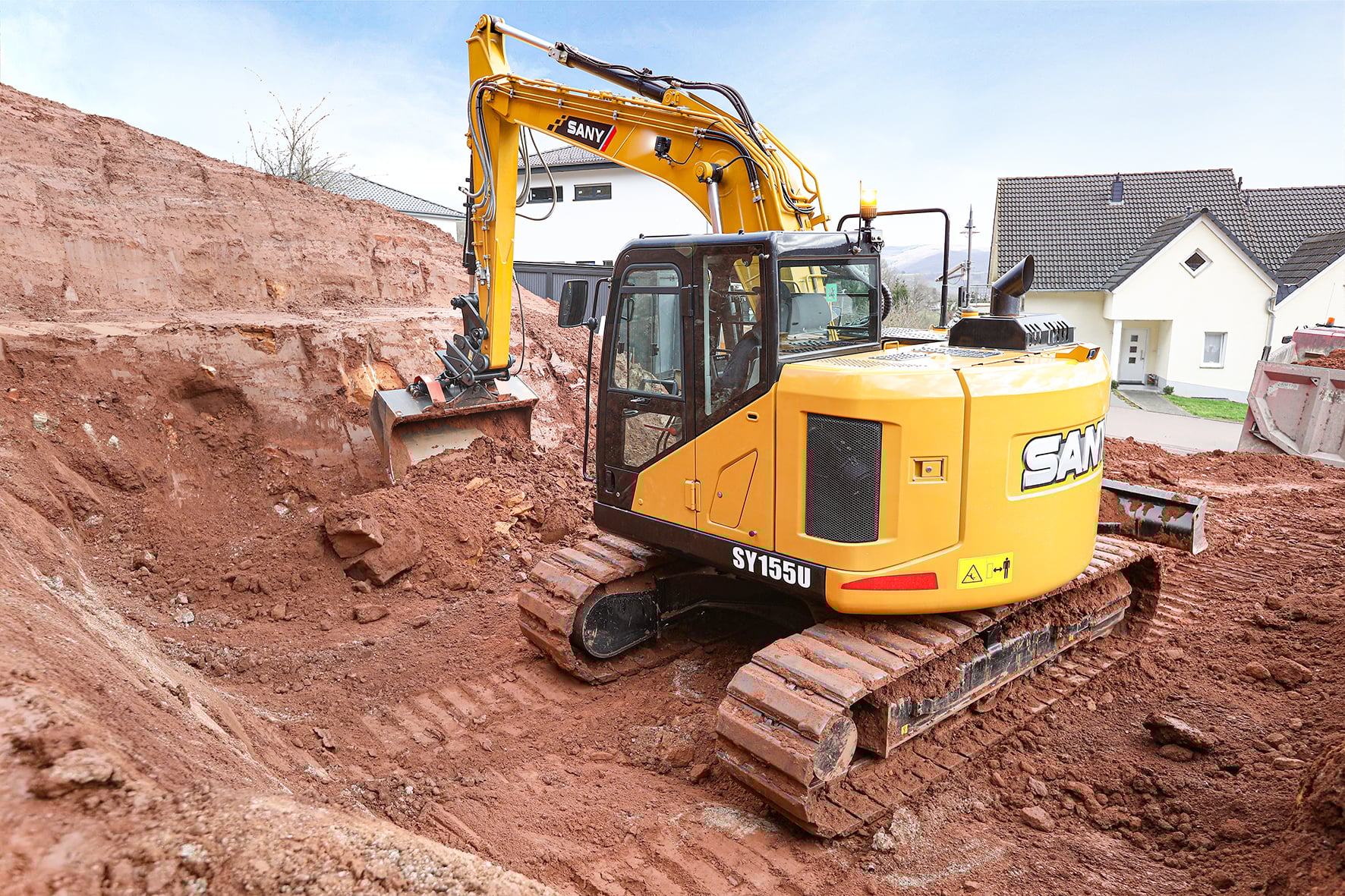 Sany SY155U excavator specs & dimensions (2021 - 2025) | Diggers ...