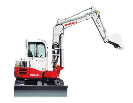 Takeuchi TB 180 FR excavator specs & dimensions (2006 - 2014) | Diggers ...