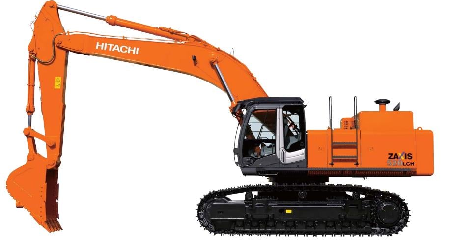 Hitachi ZX520LCH-3F excavator specs & dimensions (2017 - 2025 ...