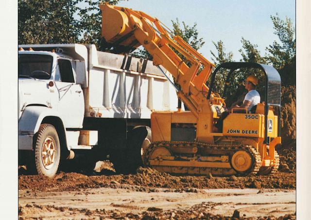 John Deere Construction 455 D Crawler Loader Specs & Dimensions (1983 ...