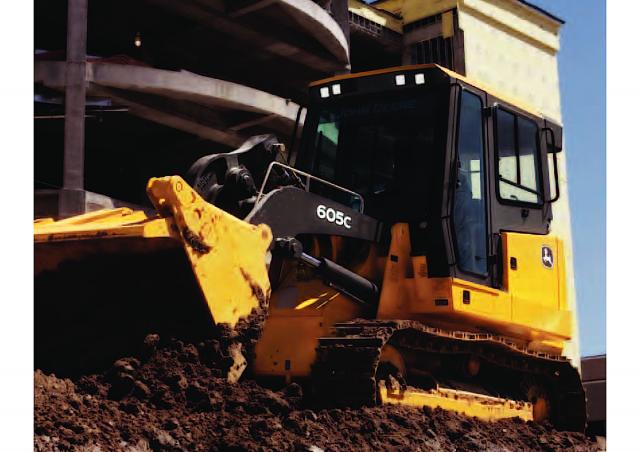 John Deere Construction 605 C Crawler Loader Specs & Dimensions (2006 ...