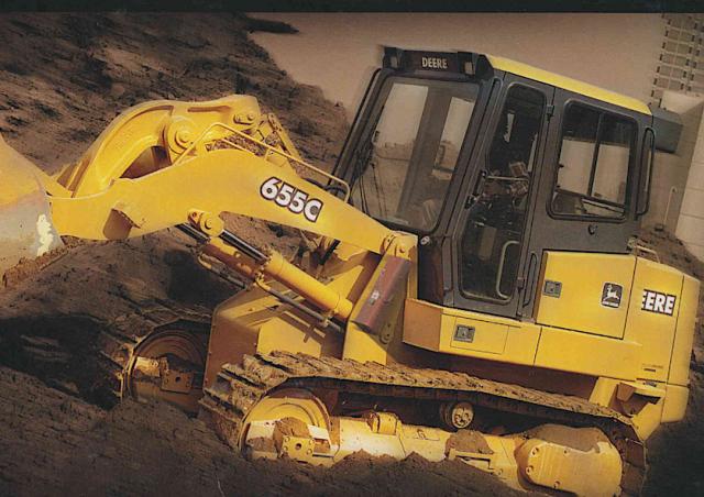 John Deere Construction 655 C Crawler Loader Specs & Dimensions (2001 ...
