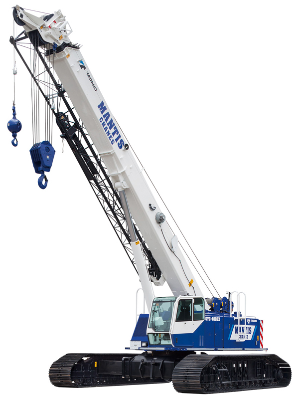 Tadano GTC-400 EX crane - load chart, specs (2010 - 2025) | LECTURA Specs