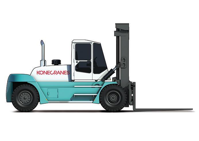 Konecranes SMV 15-1200 B diesel forklift specs & dimensions (2011 ...