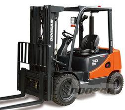 Doosan D25S-5 diesel forklift specs & dimensions (2009 - 2017) | Lift trucks | LECTURA Specs