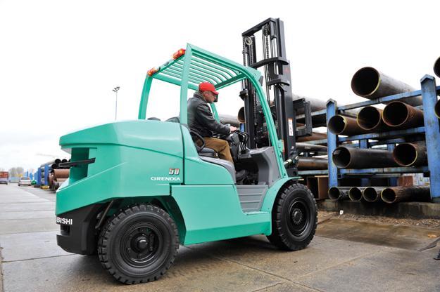 Mitsubishi FD 40 N diesel forklift specs & dimensions (2005 - 2015 ...