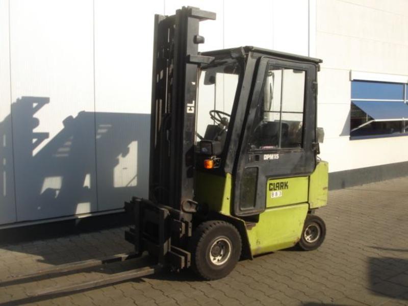 Clark DPM 15 B diesel forklift specs & dimensions (1988 - 1992) | Lift ...