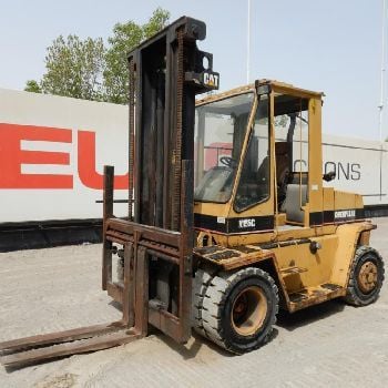 Caterpillar V 155 C diesel forklift specs & dimensions (1989 - 1994 ...