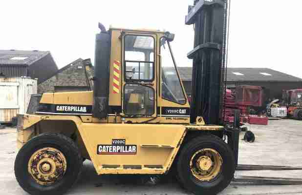 Caterpillar V 200 C diesel forklift specs & dimensions (1989 - 1994 ...